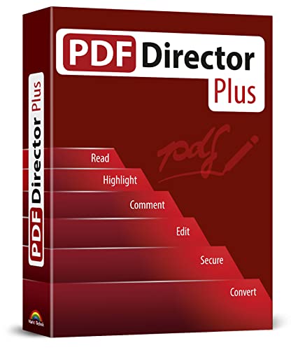 PDF Director Plus – PDF Editor Software compatible with Windows 11, 10, 8 and 7 – Edit, Create, Scan and Convert PDFs – 100% Compatible with Adobe Acrobat