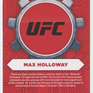 2022 Donruss UFC Craftsmen #4 Max Holloway Featherweight Official MMA Trading Card in Raw (NM or Better) Condition