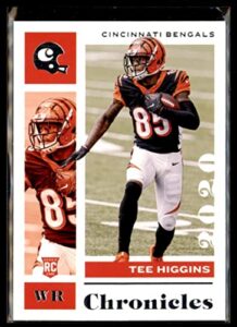 tee higgins - bengals 2020 panini chronicles nfl football rookie card #21