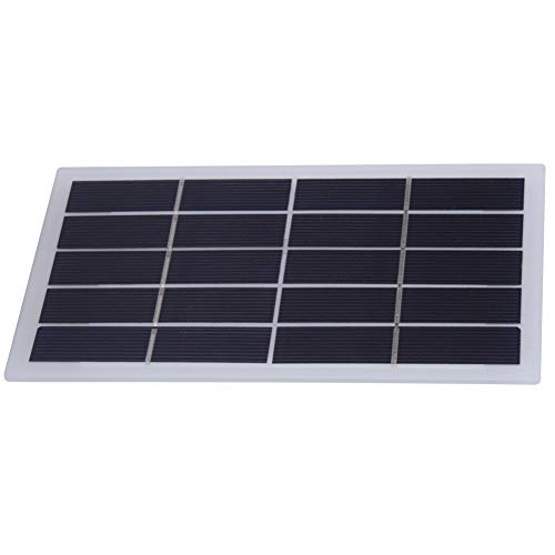 JINDI Solar Power Module, Litghweight Stable Solar Panel with Clip for Outdoor(2W 5V+ Clip)