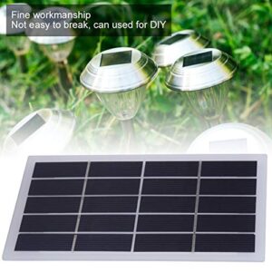 JINDI Solar Power Module, Litghweight Stable Solar Panel with Clip for Outdoor(2W 5V+ Clip)