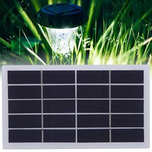 JINDI Solar Power Module, Litghweight Stable Solar Panel with Clip for Outdoor(2W 5V+ Clip)