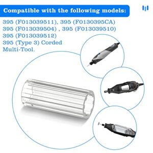 Etotel 395 Rotary Multi Tool Coupling Compatible with Dremel 2615294309 Rotary Tool Flexible Coupling Corded Replacement Part for Dremel Shaft Coupler - 4 Pack