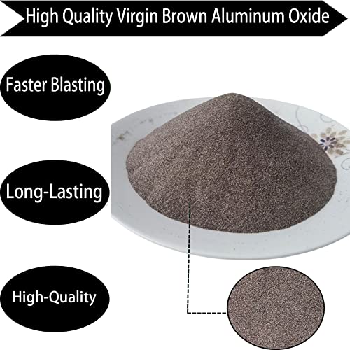 6 LBS #120 Aluminum Oxide - Fine Sand Blasting Abrasive Media for Blasting Cabinet or Blasting Guns (6 pounds-120 Grit)