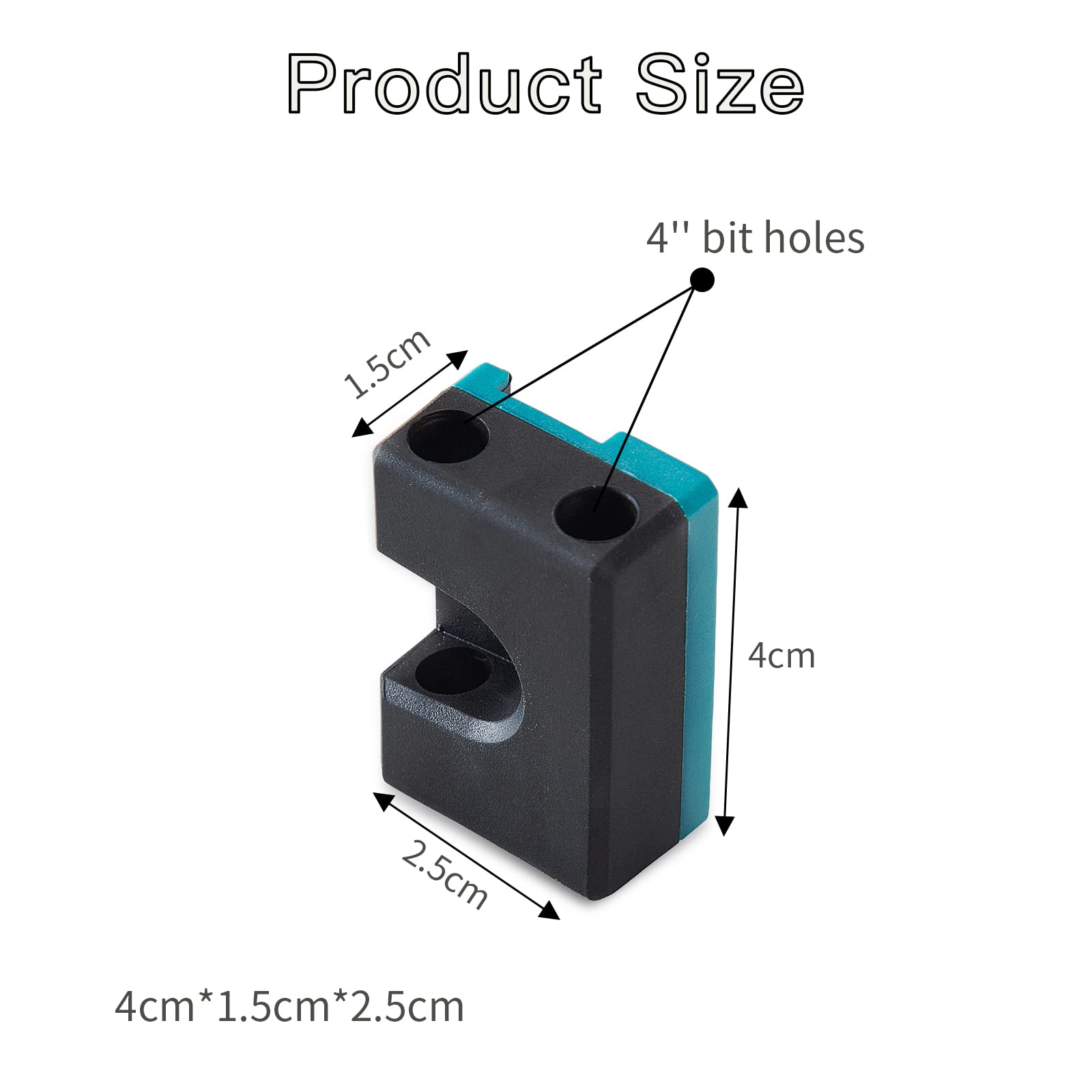 Bit Holder for Makita Drill Bit Organizer for Makita 18V Carry Up to 4 Driver Bits on The Side of Your Power Tool or Driver (2 Pack)