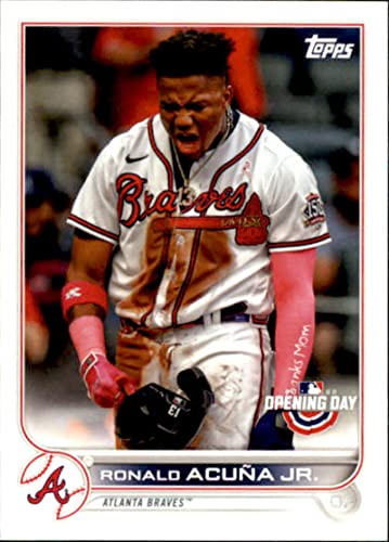 2022 Topps Opening Day #100 Ronald Acuna Jr. Atlanta Braves MLB Baseball Trading Card