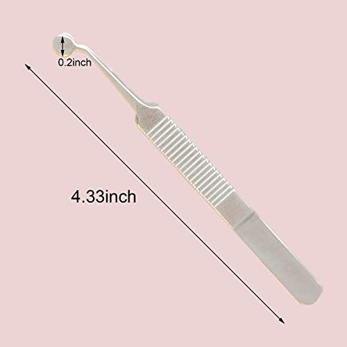 Meibomian Gland Expressor Stainless Steel Eyelid Massage Tweezers for Dryeye Extraction Tool