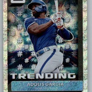 2022 Donruss Panini RAPTURE Trending #9 Adolis Garcia Texas Rangers Official MLB PA Baseball Card in Raw (NM or Better)