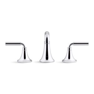 Kohler 27416-4-CP Tone Bathroom Sink Faucet, 1.2 gpm, Polished Chrome