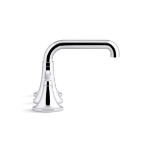 Kohler 27416-4-CP Tone Bathroom Sink Faucet, 1.2 gpm, Polished Chrome