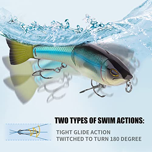 CHA CHA Glide (Bait) Fishing Lures Animated Segmented Swimbait Unique Swimming Lifelike Design