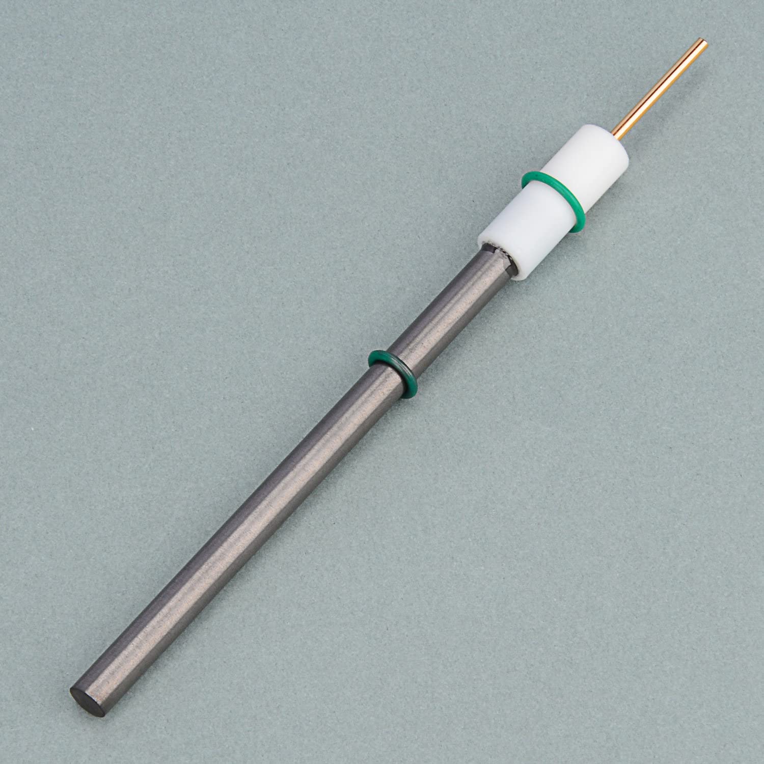 stonylab Graphite Rod Electrode, 99.95% Purity Graphite Electrode Cathode Working Electrode with PTFE Adapter for Electrolytic Cell