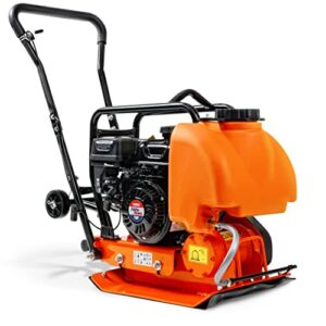 superhandy plate compactor heavy duty 7hp 4200lbs impact force - w/water tank for concrete and dirt