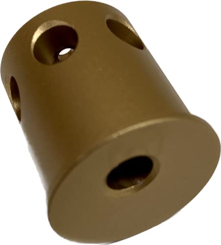 .22 Nailgun Blank Adapter for 12ga Perimeter Trip Wire Alarm (Desert Brown)