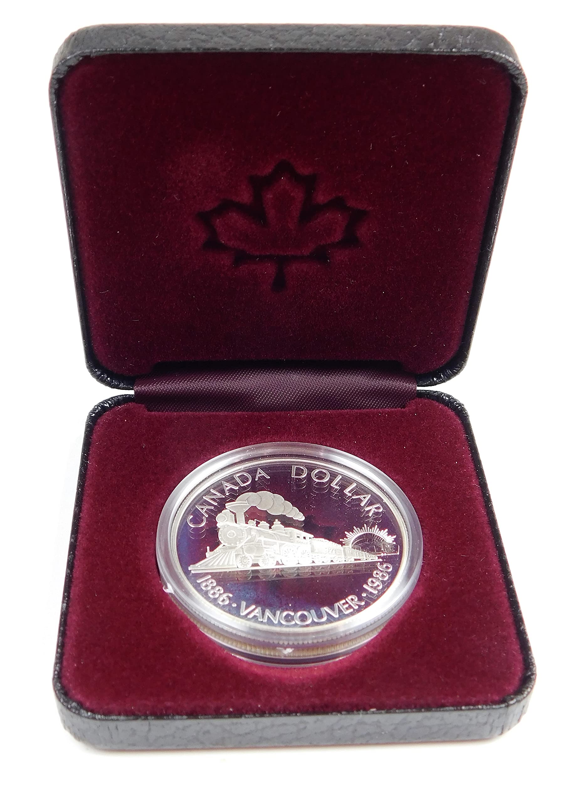 1986 No Mint Mark Canadian Commemorative Coins 100th Anniversary $1 Seller Proof