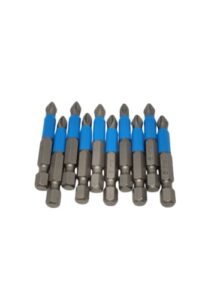 zcfochi 10 pcs phillips bits ph2 power tool，impact driver bit set, magnetic screwdriver bits,set 2 inch long anti slip phillips bits ph2, 1/4 inch hex shank 2inch/50mm