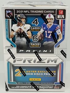 2021 panini prizm football trading cards blaster box (6 packs/4cards per pack)