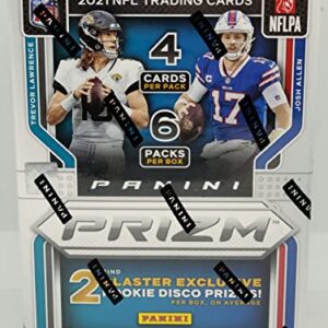 2021 Panini Prizm Football Trading Cards Blaster Box (6 packs/4cards per pack)