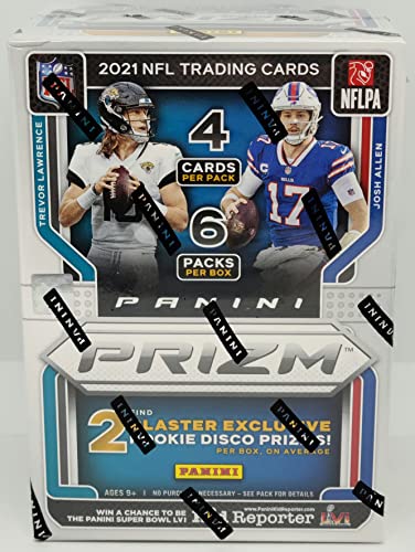 2021 Panini Prizm Football Trading Cards Blaster Box (6 packs/4cards per pack)