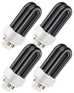 pacetap 7w 41050 replacement bulbs for dynatrap dt1050 dt1100 dt1210 dt1250 dt1260, 1/2 acre replacement bulb u shape replacement bulbs light for dynatrap (4 pack)