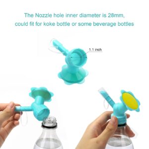 4 Pack Bottle Cap Sprinkler Bottle Watering Spout Plant Dual Head Bottle Bonsai Watering Can for Indoor Seedlings Plant Garden Tool