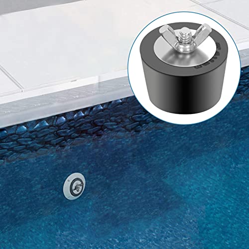 3 Pack Swimming Pool Winterizing Plugs 1.5 Rubber Pool Plugs Pool Return Line Plugs,Pool Skimmer Rubber Plug for Above Ground Pool