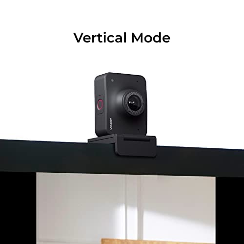 OBSBOT Meet 1080P 60FPS Webcam, Full HD Auto-Focus & AI-Powered Framing Computer Camera, Background Replacement, HDR, Adjustable FOV, Webcam for Conferencing, Video Calling, Live Sreaming, PC, Laptop