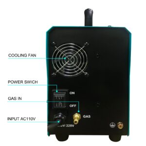 TTAMPLAR MIG Welder - 4 in 1 Flux MIG/Solid Wire/Stick ARC/Lift TIG 135D Gas/Gasless welding, 110V&220V Dual Voltage IGBT Inverter Welding Machine