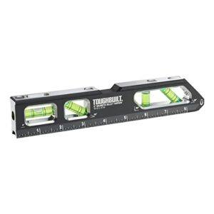 toughbuilt 9-in magnetic billet torpedo level - (tb-h2-l-9t-m)