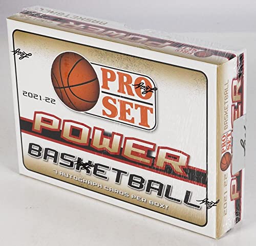 2021-22 Pro Set Power Basketball Hobby Box (7 Autographed cards)