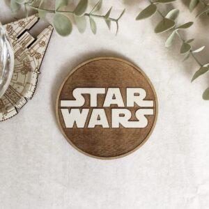 Set of 6 Wood Coasters - Star Wars Collection