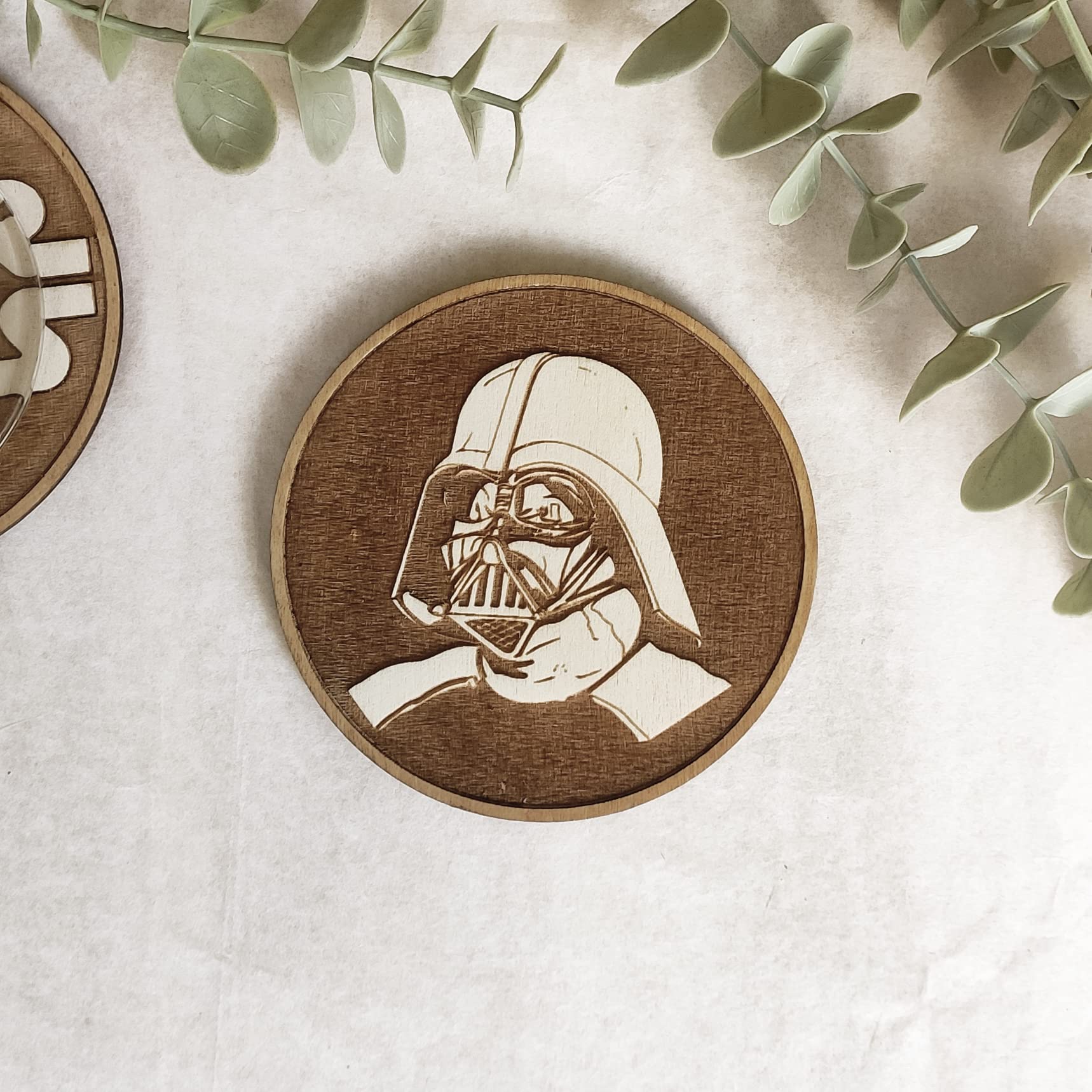 Set of 6 Wood Coasters - Star Wars Collection