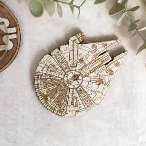 Set of 6 Wood Coasters - Star Wars Collection