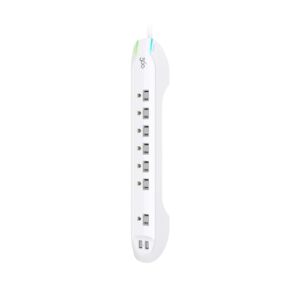 360 electrical idealist 2.4 7-outlet surge strip w/ 2.4a 2-port usb (6ft)