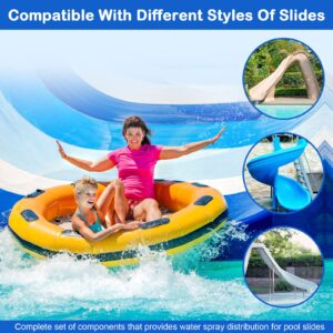 Pool Slide Water Tubing Kit, Spray Hose Kit/Parts for Inground Pool Slide, Swimming Pool Slide Water Sprayer