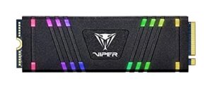 patriot memory viper vpr400 1tb internal rgb ssd w/hs - nvme pcie gen 4x4 - m.2 2280 - solid state drive - vpr400-1tbm28h