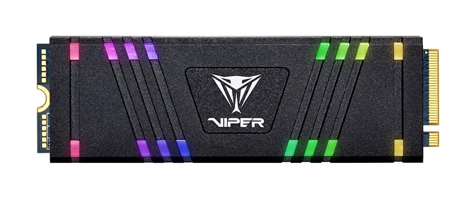 Patriot Memory Viper VPR400 1TB Internal RGB SSD W/HS - NVMe PCIe Gen 4x4 - M.2 2280 - Solid State Drive - VPR400-1TBM28H