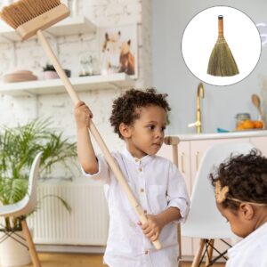 Veemoon 4 Pcs Straw Broom Mini Straw Broom Whisk Hand Broom Whisk Brooms Small Brush Small