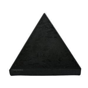 Black Tourmaline Pyramid Crystal Healing Stones - 2" Great Pyramid Figurine of Natural Stone Pyramid for Meditation, Reiki, Chakra Balancing and Crystal Pyramids Grid