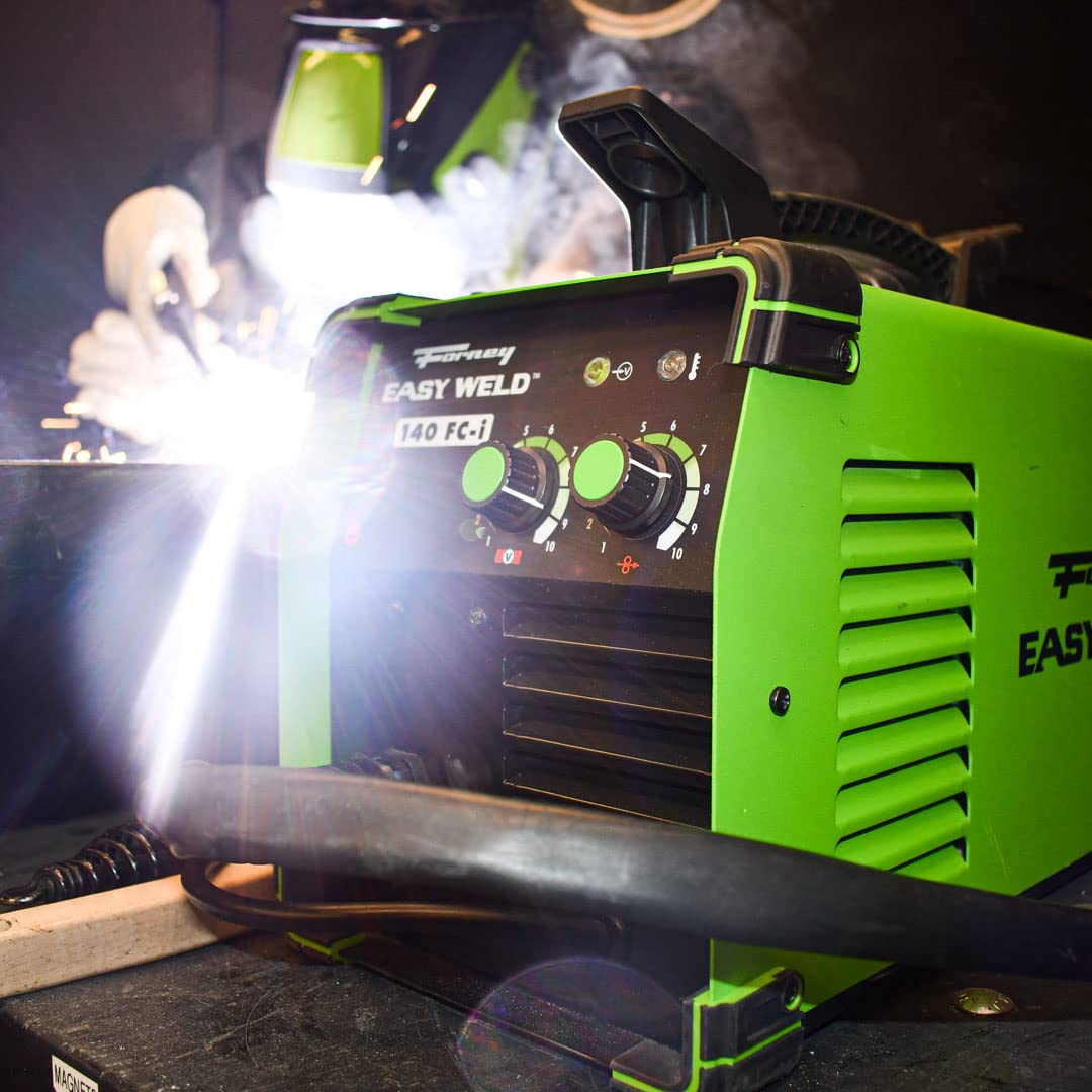 Forney Easy Weld 26101 140 FC-i Flux-Core Welder, 120V, 140A Bundle, Green