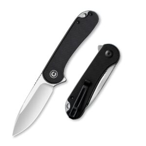 CIVIVI Elementum Knife Bundled Titanium Pocket Clip, Great EDC Set