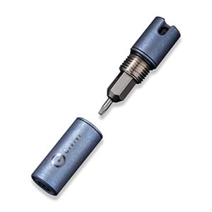 CIVIVI Titanium Pocket Clip Bundled with CIVIVI Key Bit Torx