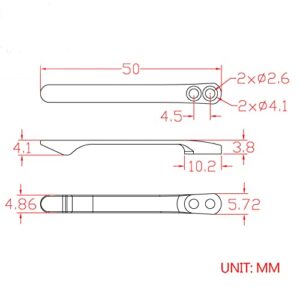 CIVIVI Titanium Pocket Clip Bundled with CIVIVI Key Bit Torx