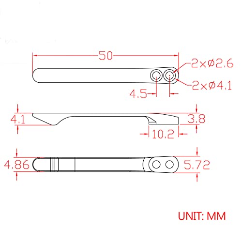 CIVIVI Titanium Pocket Clip Bundled with CIVIVI Key Bit Torx