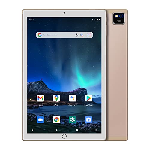 YOTOPT 10 Inch Android 11 Tablet, 10.1 Inch Octa-Core Tablets 64GB ROM 4GB RAM 1 TB Expand, 2.5D IPS HD Touch Screen, Google Certificated Wi-Fi Tablets, GPS, FM, U10 Tablets Wi-Fi Only