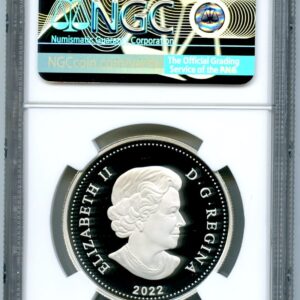 2022 CA Canada Silver Dollar QEII PLATINUM JUBILEE DUAL PORTRAIT FIRST RELEASES $1 NGC PF 70 UCAM