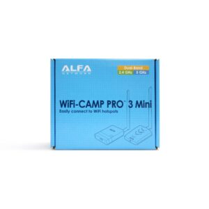 ALFA WiFi Camp Pro 3 Mini 2.4 + 5 Ghz Dual Band WiFi Extender Repeater for Airstream, RV, Out Building