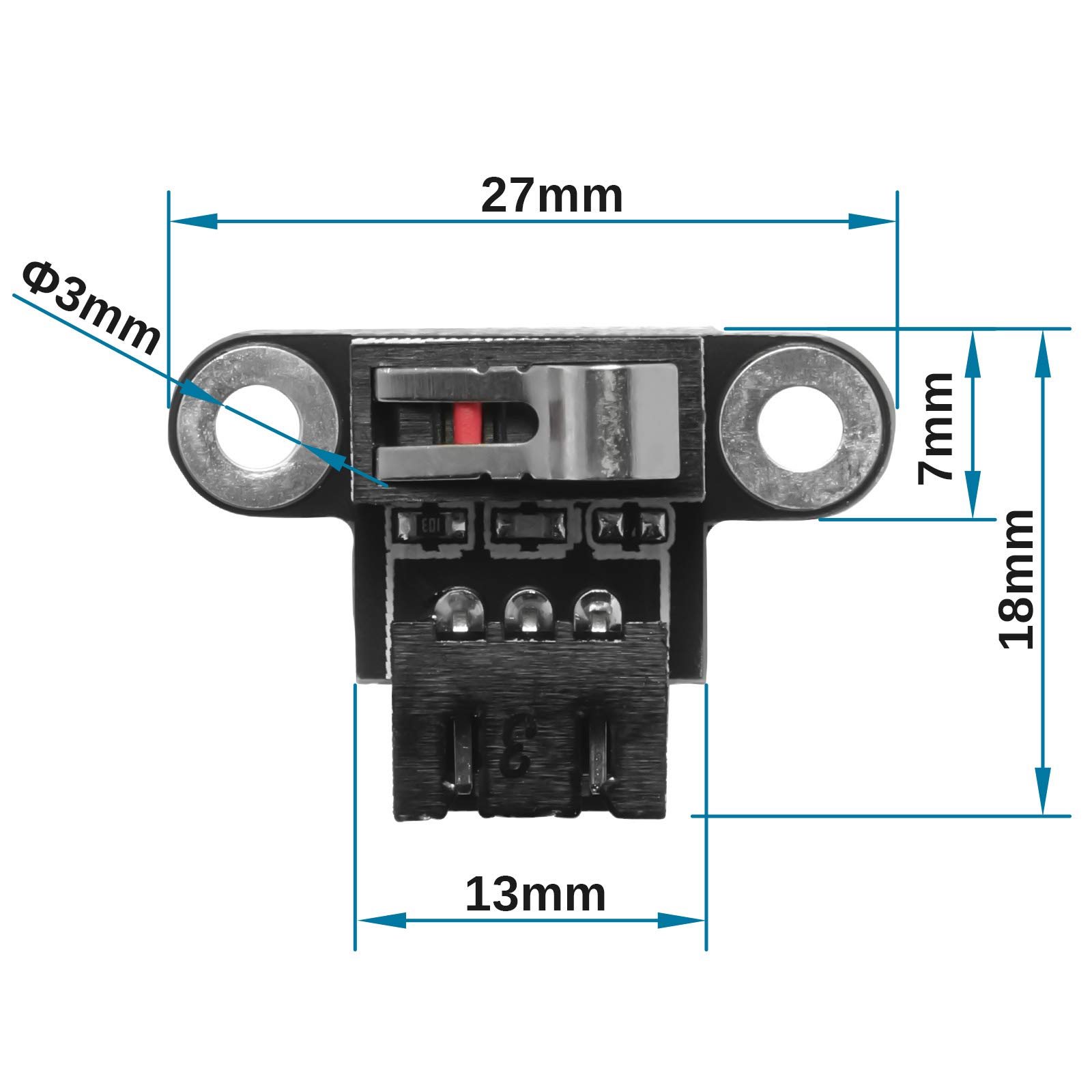 Genmitsu Essential Accessories Kit for CNC Machine 3018PROVer/ 3018PROVer Mach3/ 3018MX3, Includes Emergency Stop, Z-Axis Tool Setting Touch Probe, 6PCS Micro Limit Switches with 1M 3 Pin Cable