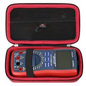 FBLFOBELI Storage Carrying Case Compatible with AstroAI Digital Multimeter TRMS 6000 Counts Volt Meter Ohmmeter Auto-Ranging Tester, Hard EVA Travel Bag (Case Only)