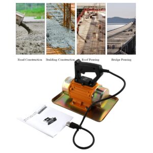 EWANYO Concrete Vibrator Electric 110V 250W Portable Handheld Cement Mortar Vibrating Troweling Machine Single Phase Cement Trowel Concrete Vibrating Machine 3500RPM